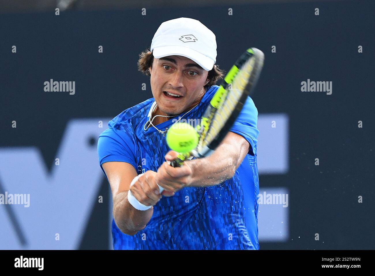 Brisbane, Australia. 31st Dec, 2024. Adam Walton of Australia plays a ...