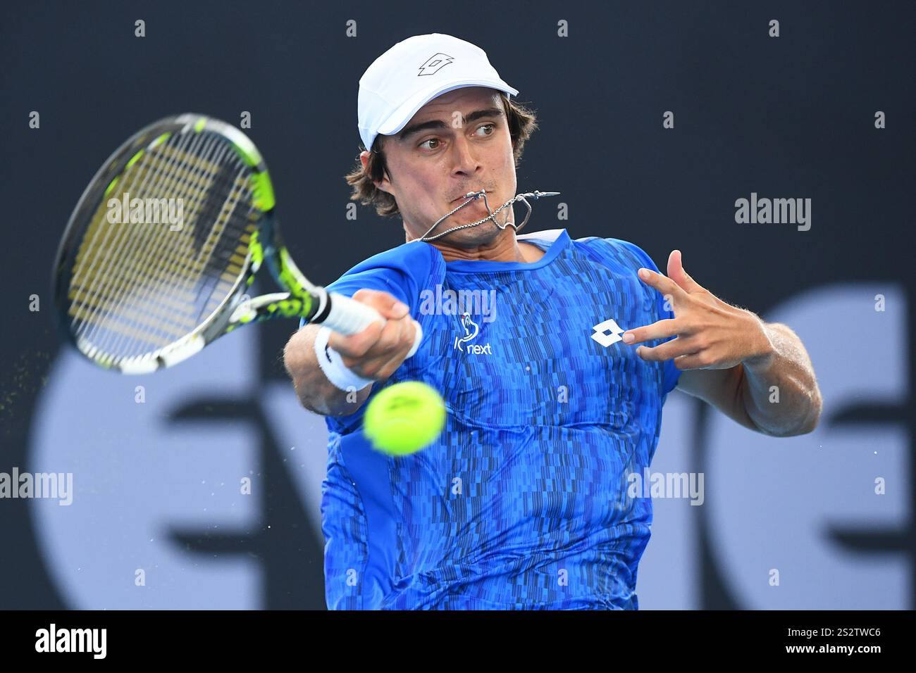 Brisbane, Australia. 31st Dec, 2024. Adam Walton of Australia plays a ...