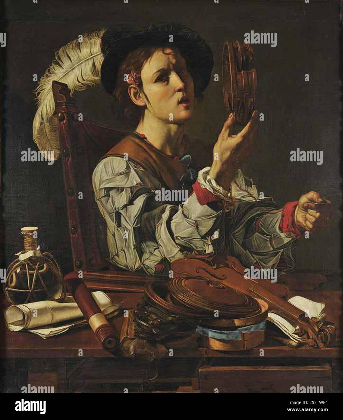 Francesco Boneri known as Cecco del Caravaggio, Musical Instrument ...