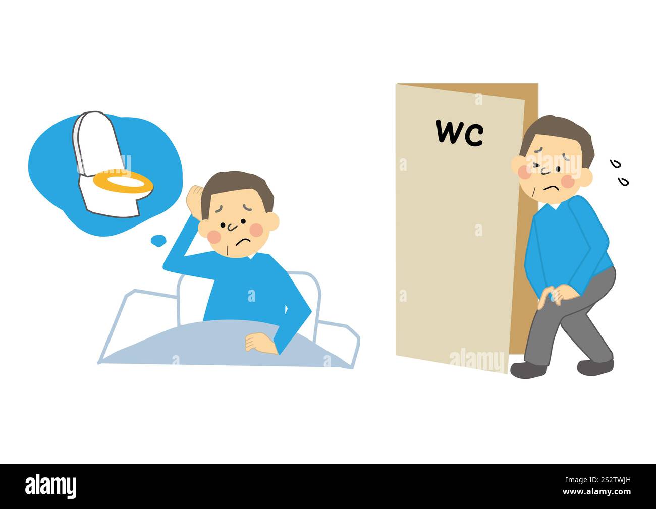 Set of ill-fitting men Stock Photo - Alamy