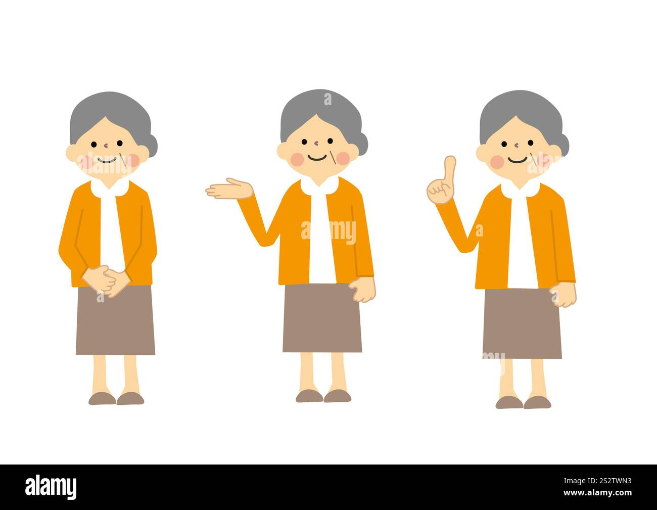 Vector set woman body Cut Out Stock Images & Pictures - Alamy