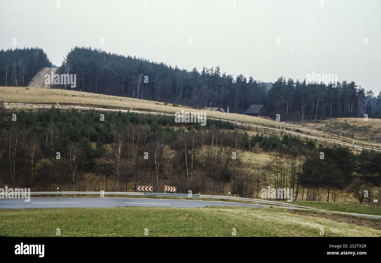 Inner German border between the Federal Republic of Germany FRG and the ...