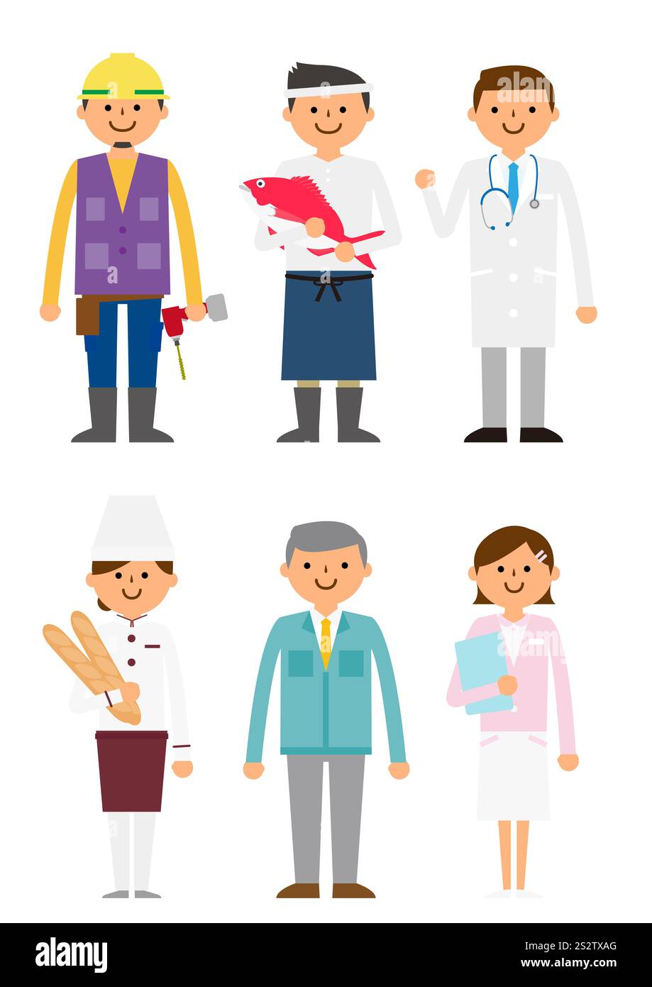 Doctor people work in Cut Out Stock Images & Pictures - Alamy