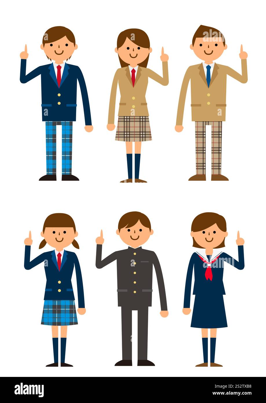 Secondary school students explaining Stock Photo - Alamy