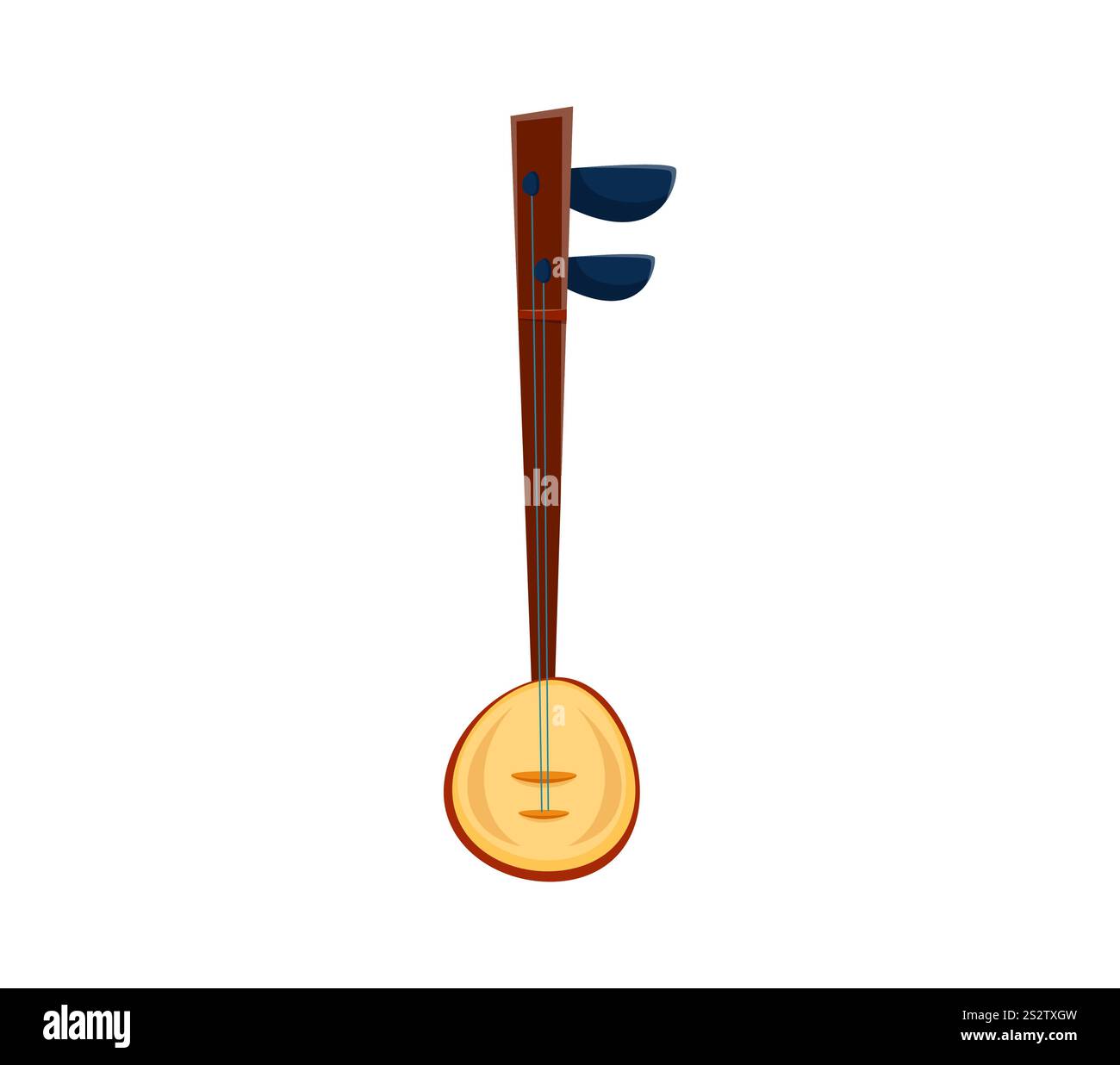 Shamisen musical instrument font exclamation mark symbol. Sound ...