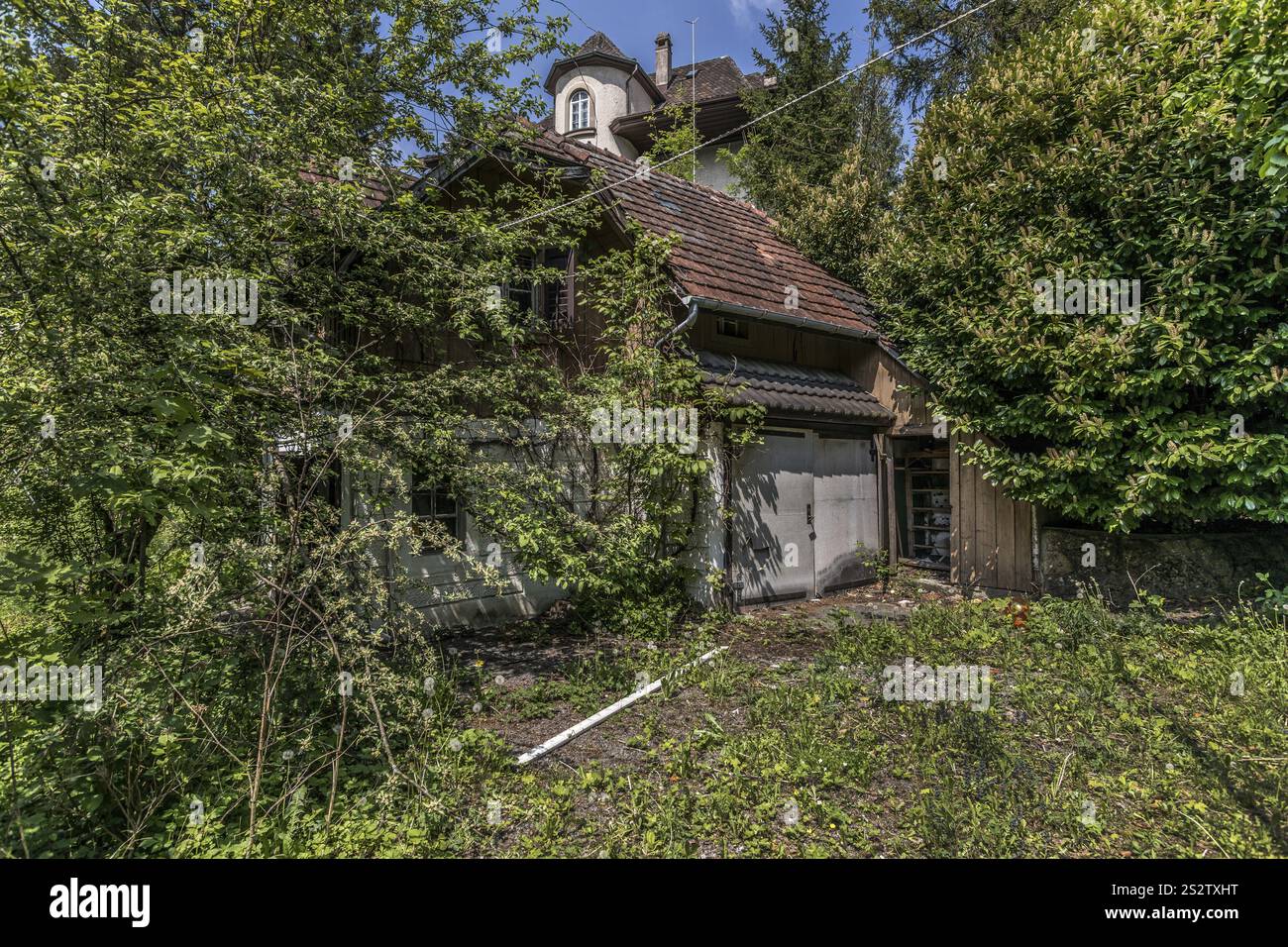 In front the garden house of the former factory owner's villa ...