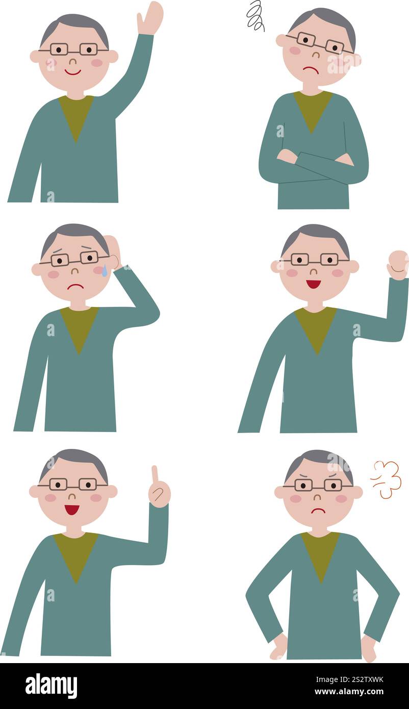 Expression grandfather Cut Out Stock Images & Pictures - Alamy