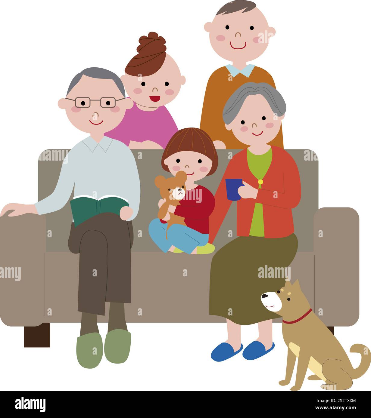 Woman with grandchild Cut Out Stock Images & Pictures - Alamy