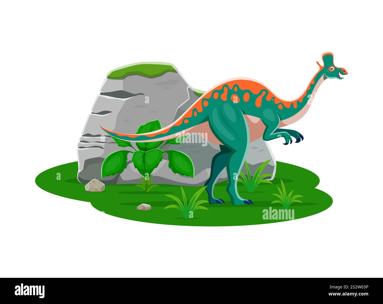 Lambeosaurus prehistoric dinosaur character is a genus of hadrosaurid ...