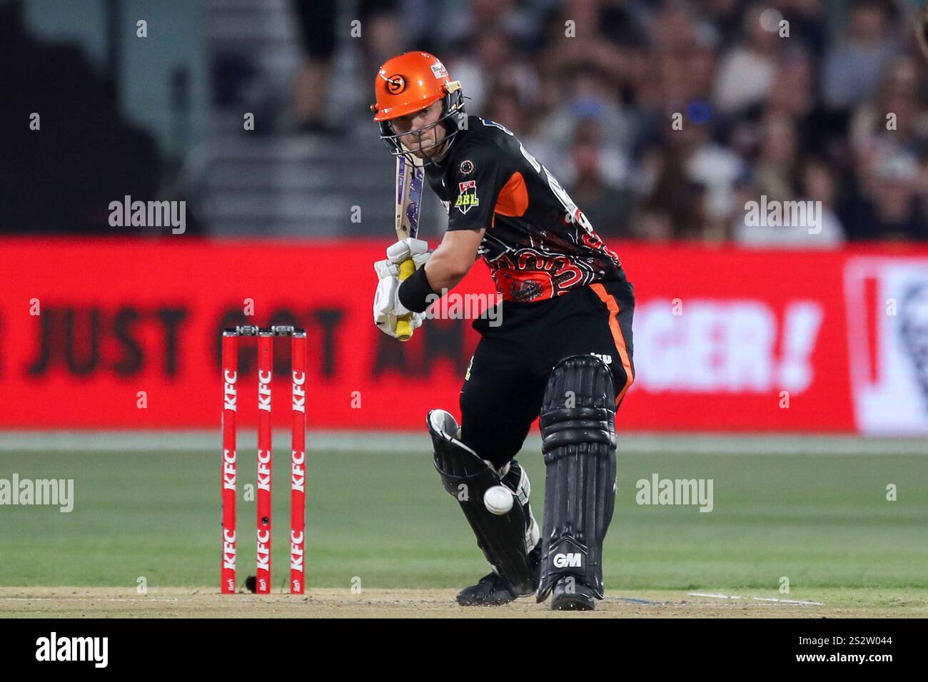 Adelaide, Australia. 31st Dec, 2024. Matthew Hurst of the Scorchers ...