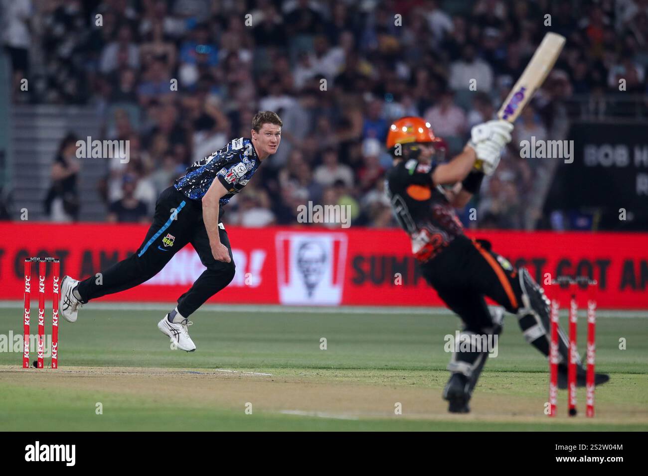 Adelaide, Australia. 31st Dec, 2024. Brendan Doggett of the Strikers ...