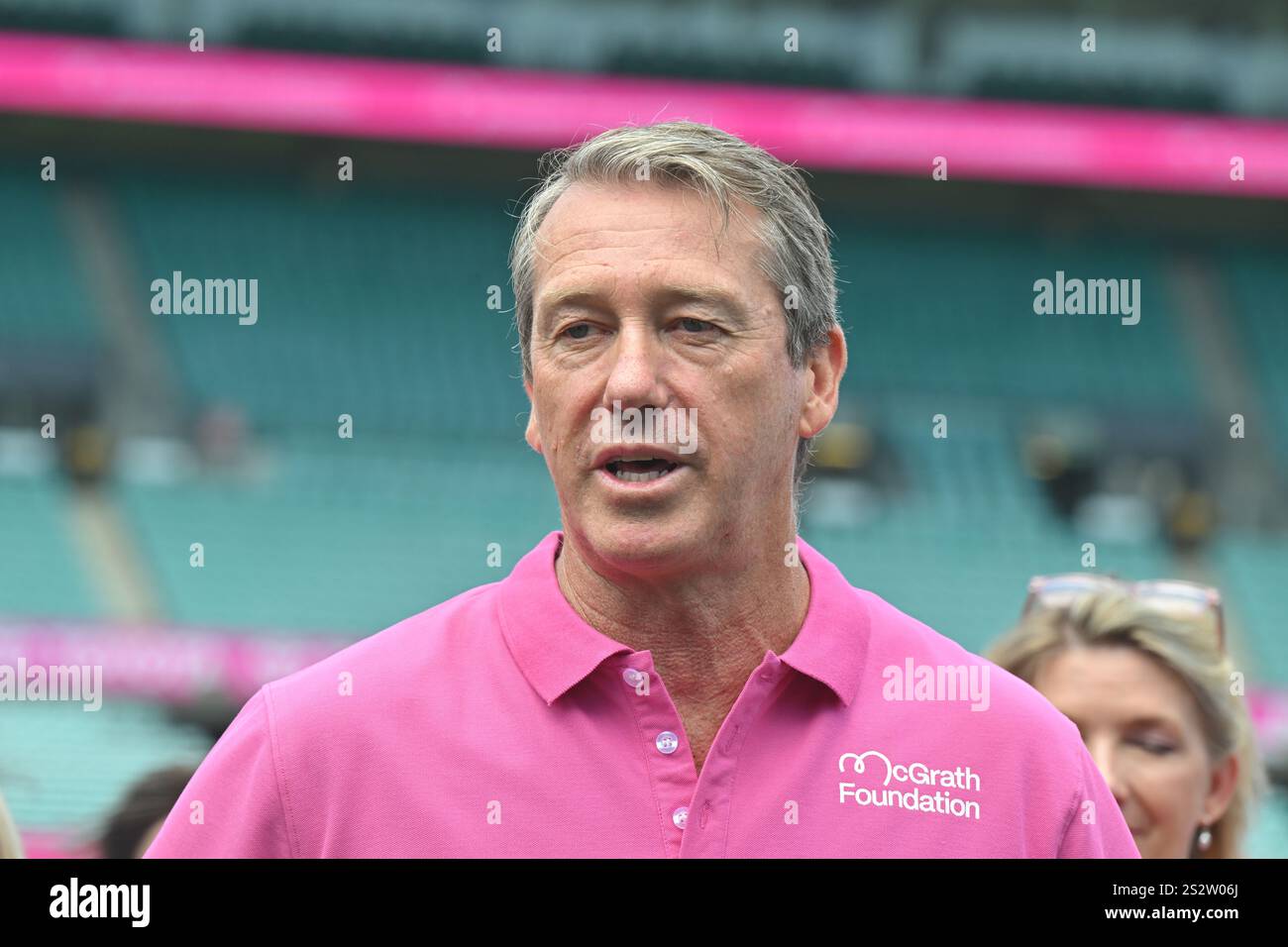 Sydney, Australia. 01st Jan, 2025. McGrath Foundation President and Co-Founder Glenn McGrath ...