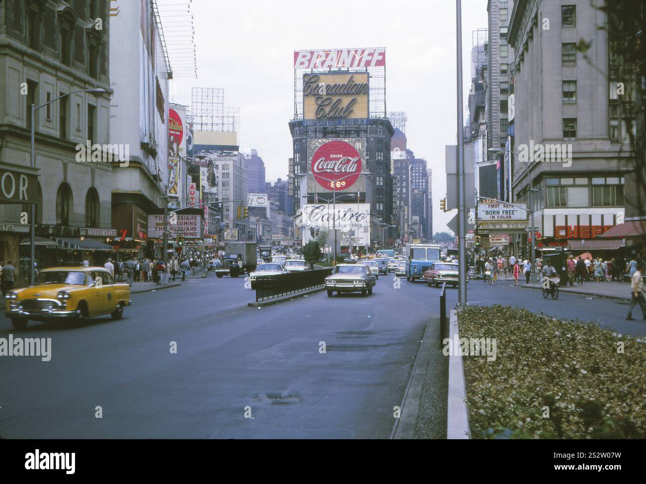 New York in 1966, Times Square Stock Photo - Alamy