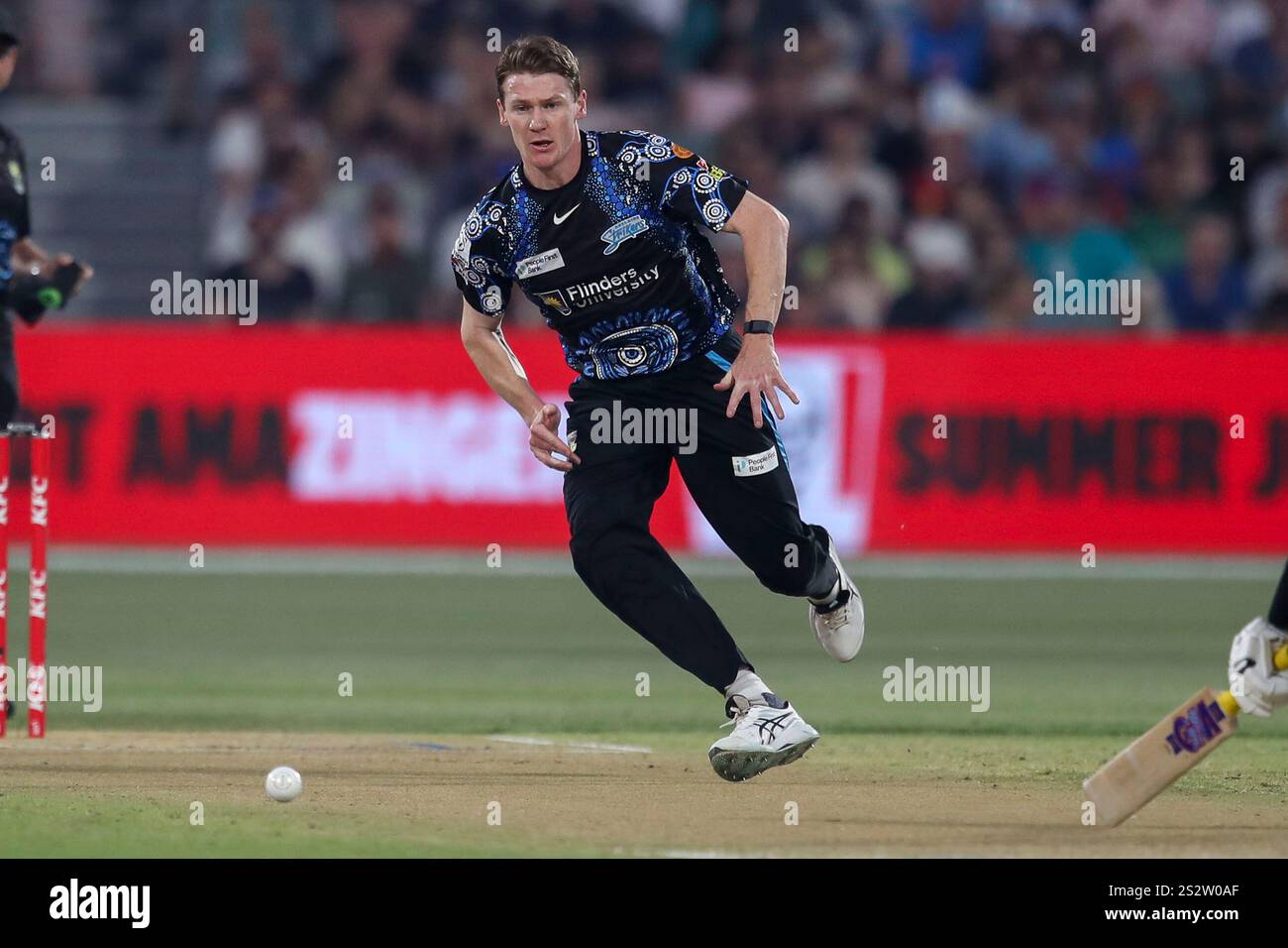 Adelaide, Australia. 31st Dec, 2024. Brendan Doggett of the Strikers ...