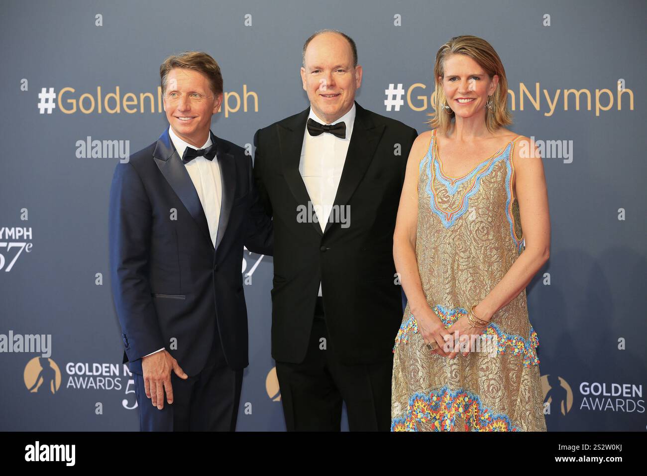 Prince Albert II of Monaco with Bradley Bell and Colleen Bell, Red ...