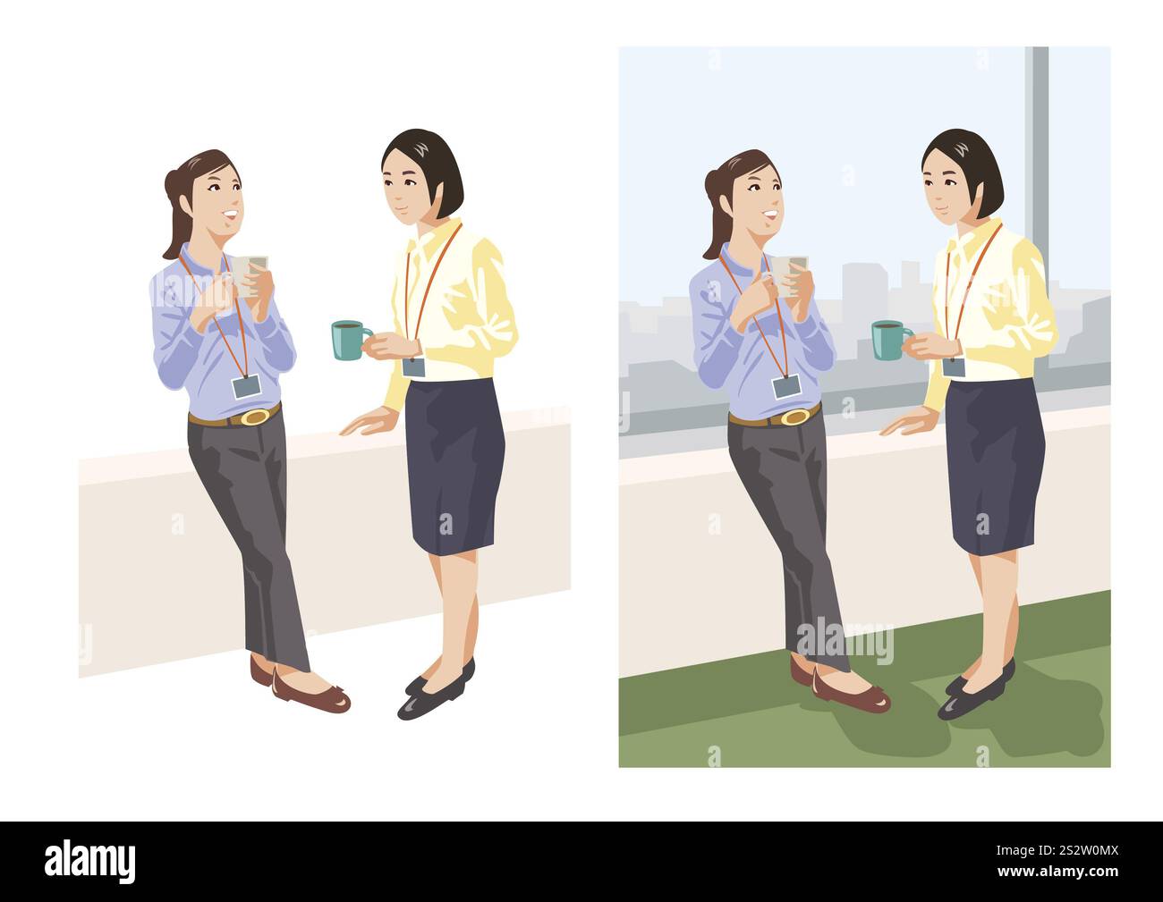 Conversation drinking Cut Out Stock Images & Pictures - Alamy