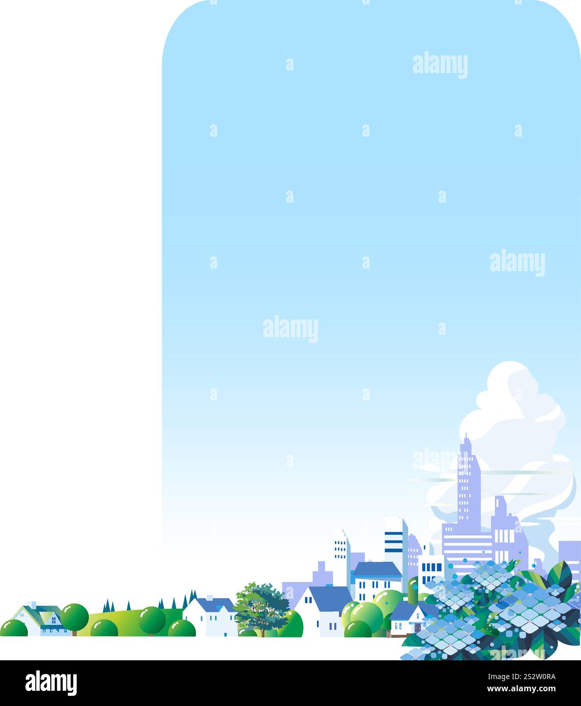 City of hydrangeas and clouds after the rain Stock Photo - Alamy