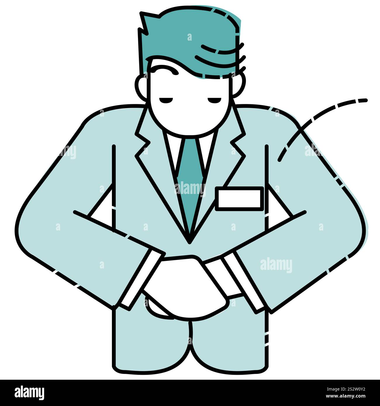 Bowing illustrations hi-res stock photography and images - Alamy