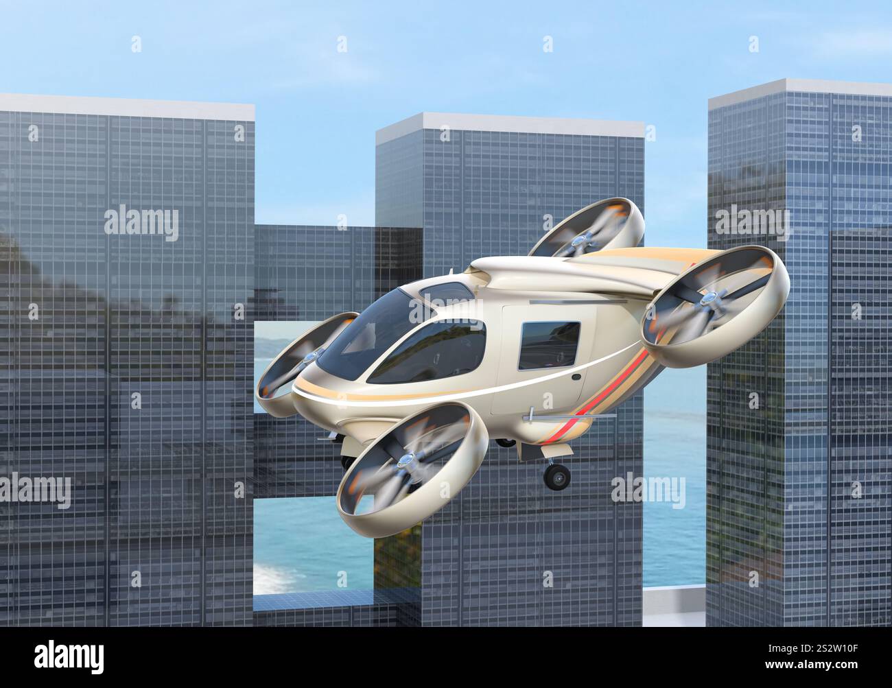 Image of a flying car in flight Stock Photo - Alamy
