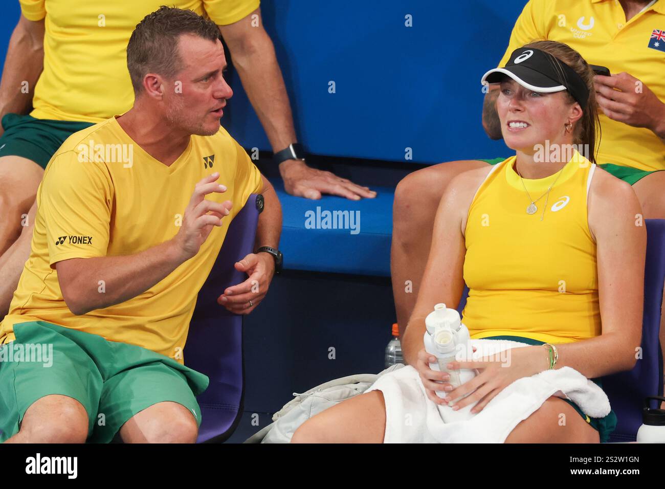 Sydney, Australia. 01st Jan, 2025. Australian captain Lleyton Hewitt ...
