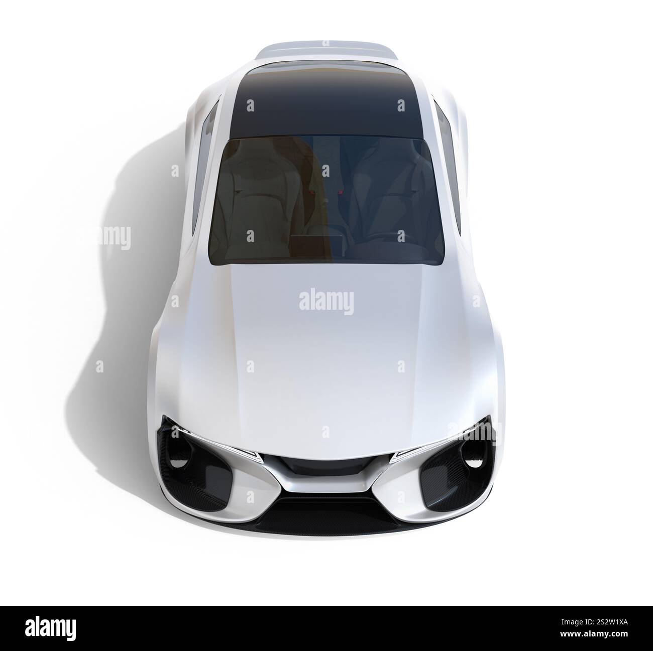 Front light colored car Cut Out Stock Images & Pictures - Alamy