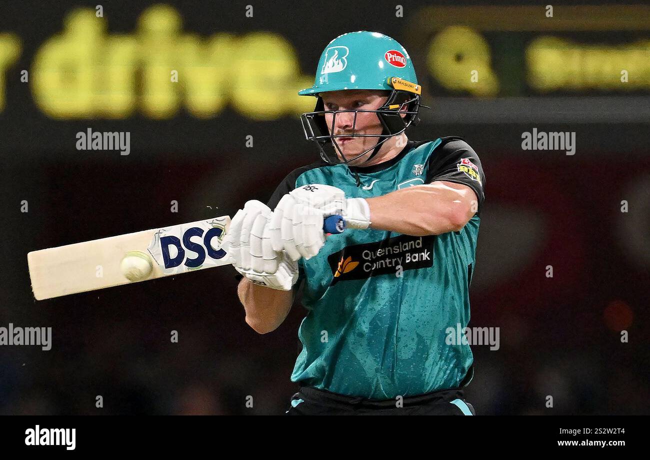Brisbane, Australia. 01st Jan, 2025. Heat batsman Max Bryant during the ...
