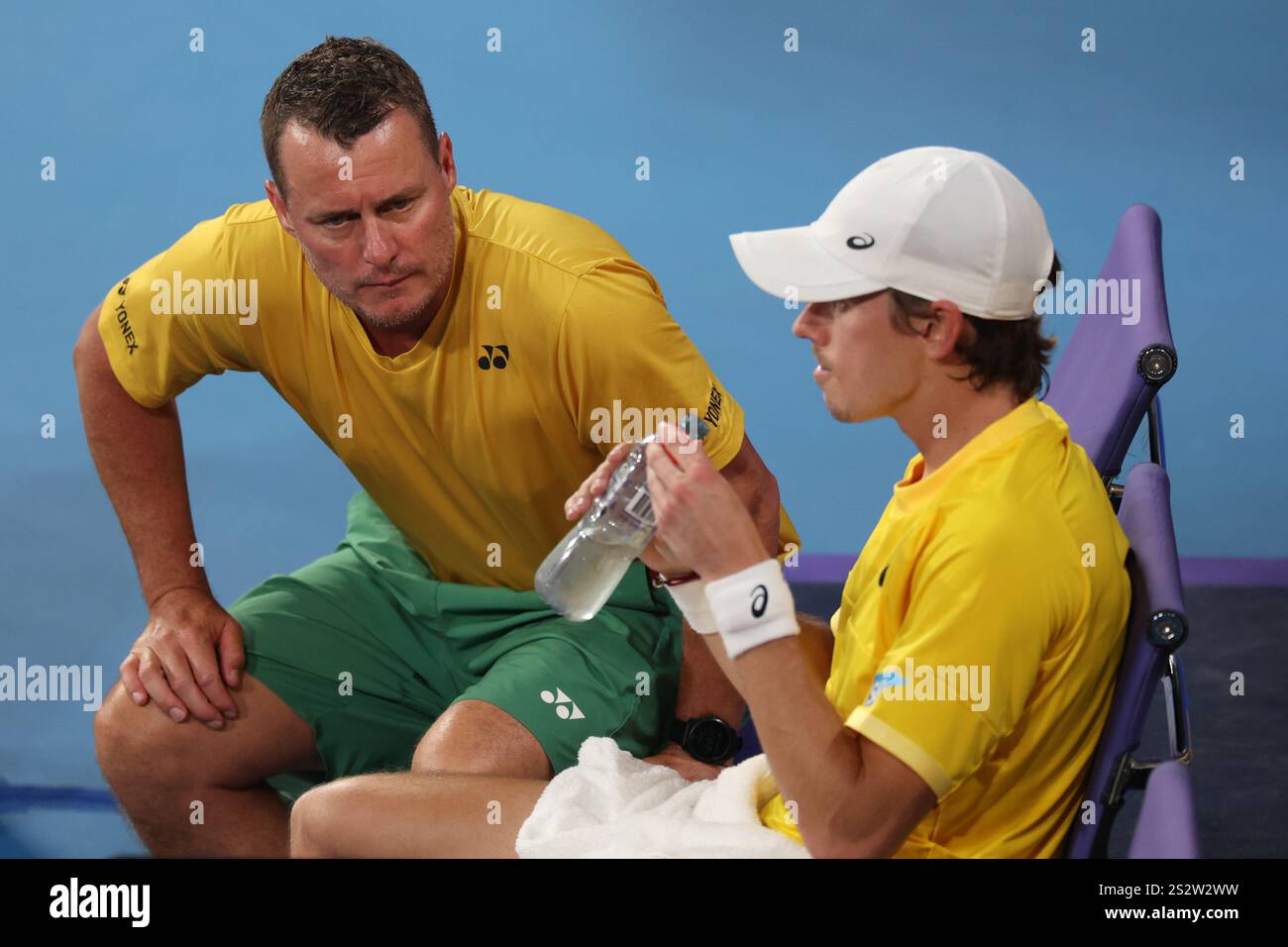 Sydney, Australia. 01st Jan, 2025. Australian captain Lleyton Hewitt ...