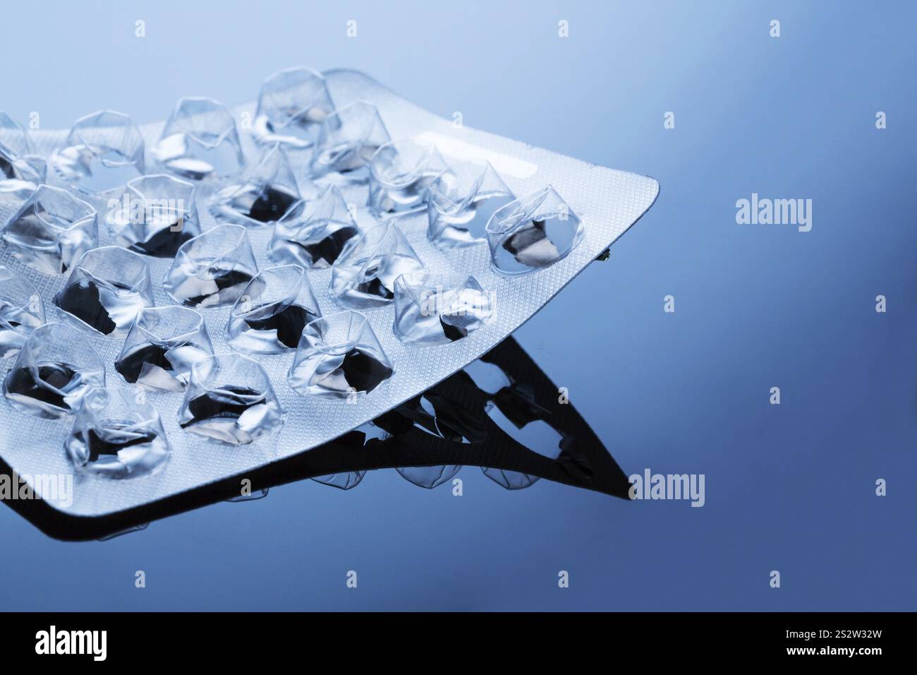 Tablets in blister pack, symbolic photo for medicine, medication and ...