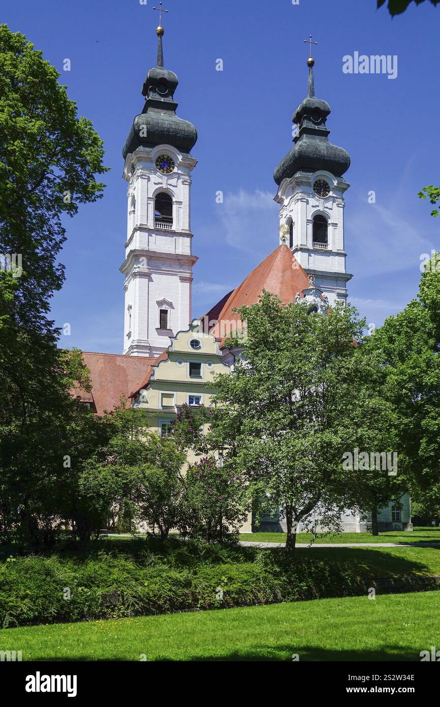 Baroque former Benedictine Abbey Zwiefalten Monastery, Swabian Alb ...