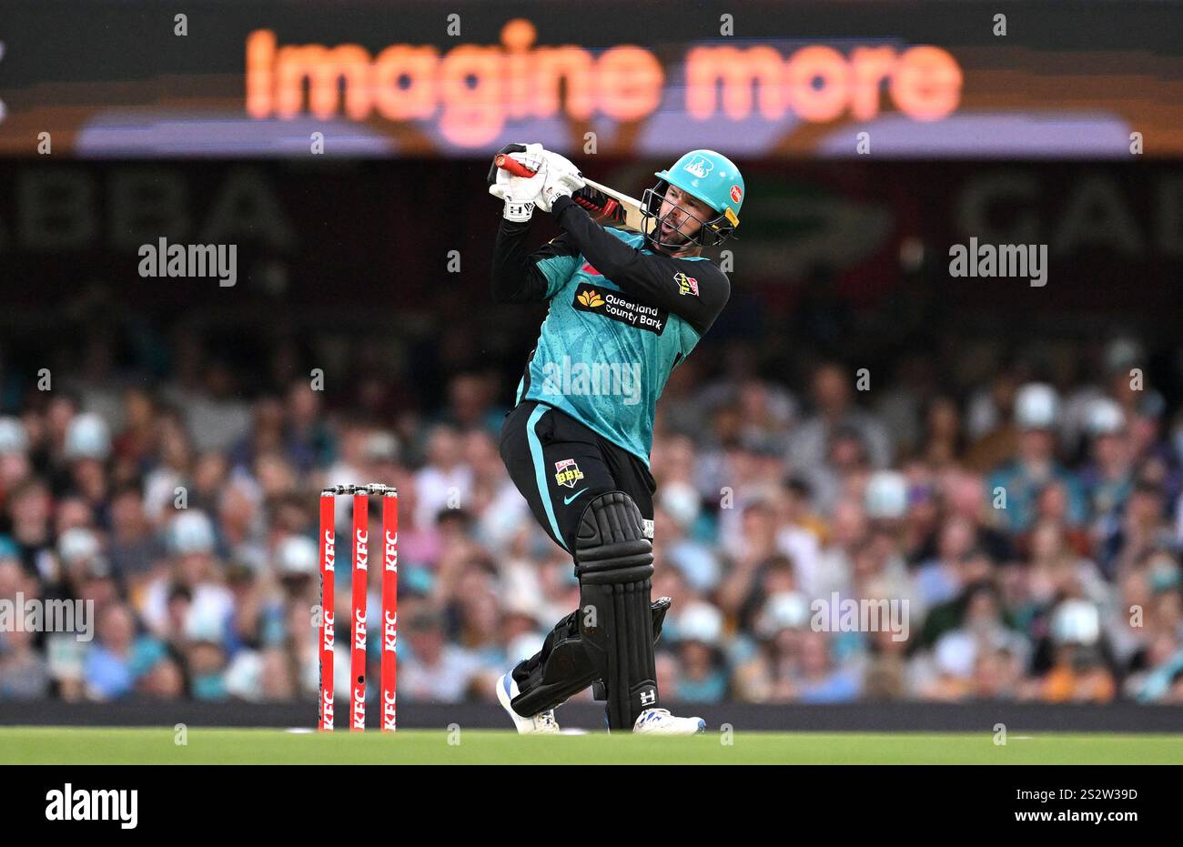 Brisbane, Australia. 01st Jan, 2025. Heat batsman Colin Munro during ...