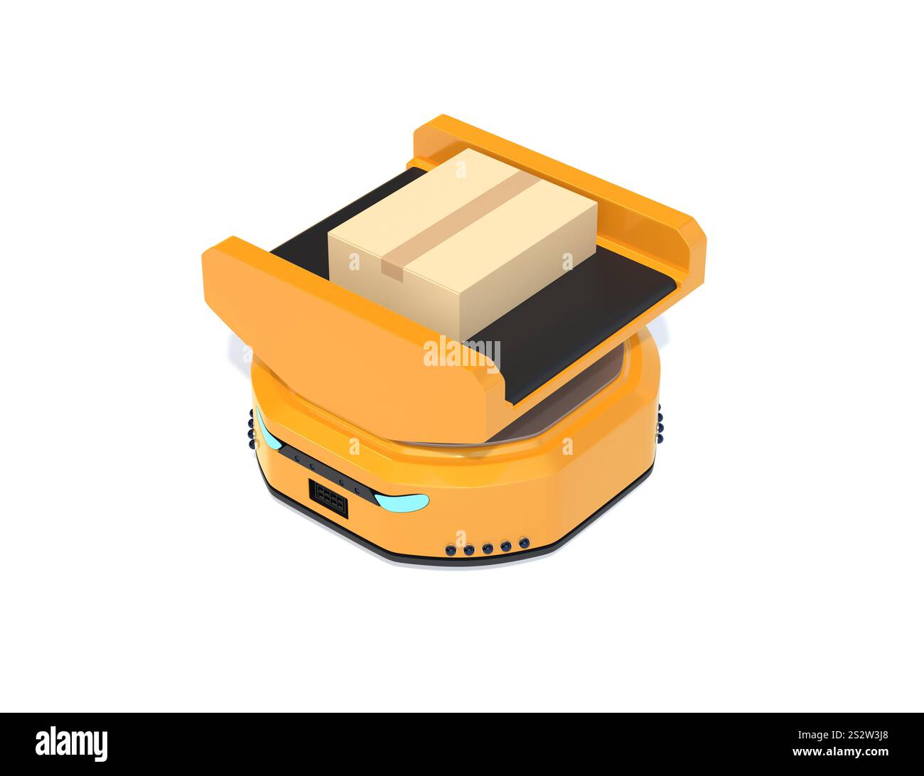 Concept image of an automatic sorting AMR autonomous cooperative robot ...