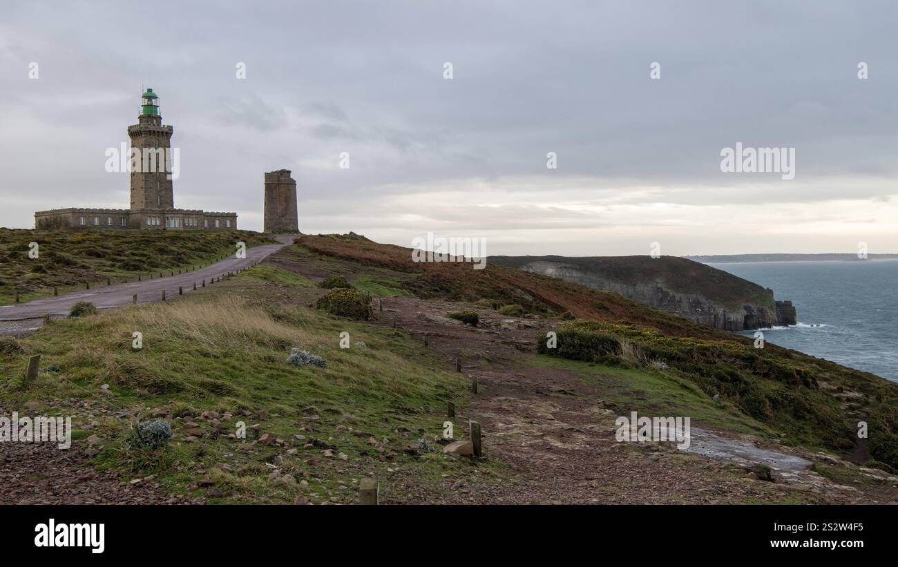 Cap frehel, lighthouse, france Stock Photo - Alamy