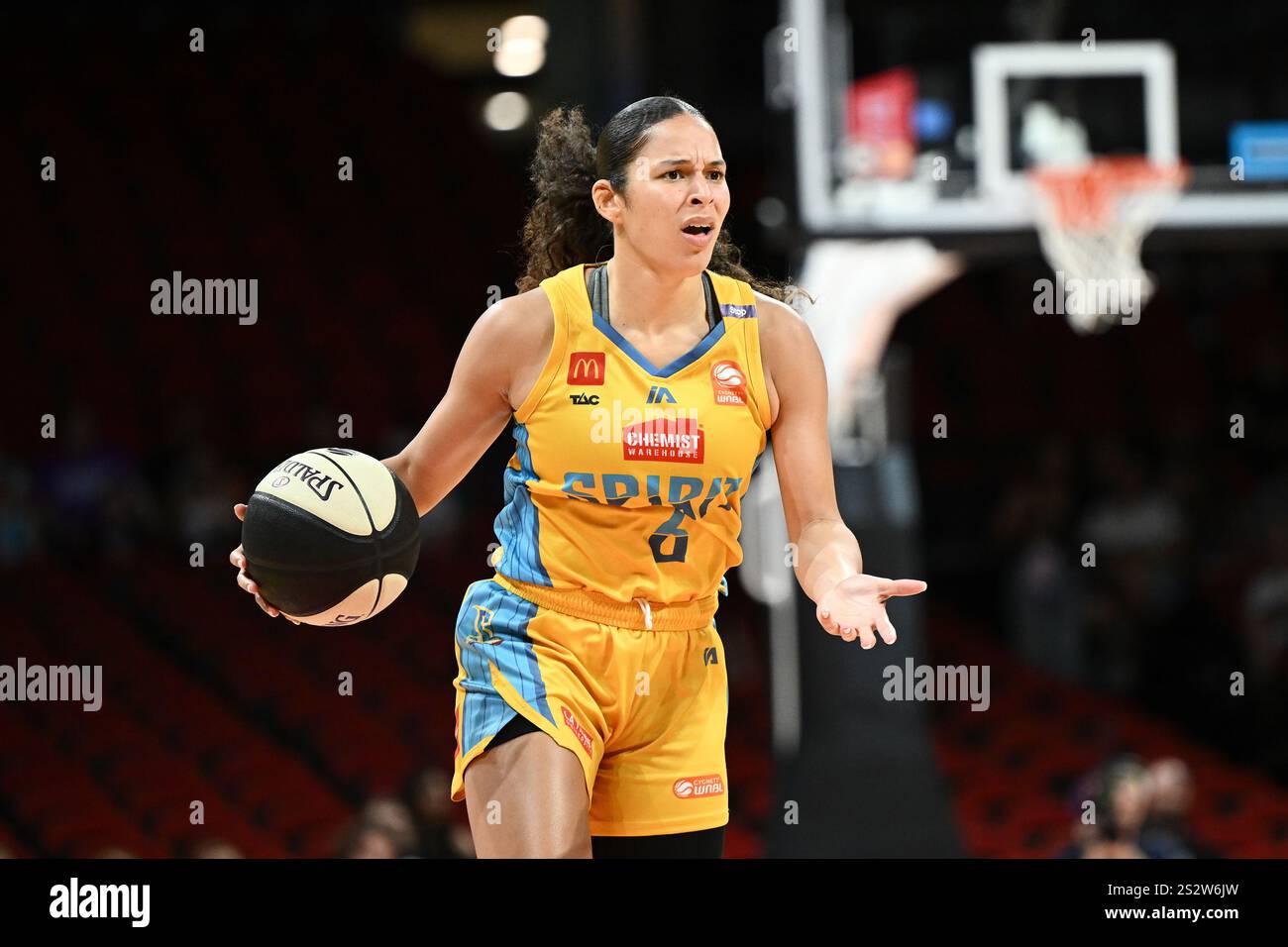 Sydney, Australia. 02nd Jan, 2025. Veronica Burton of the Spirit during ...