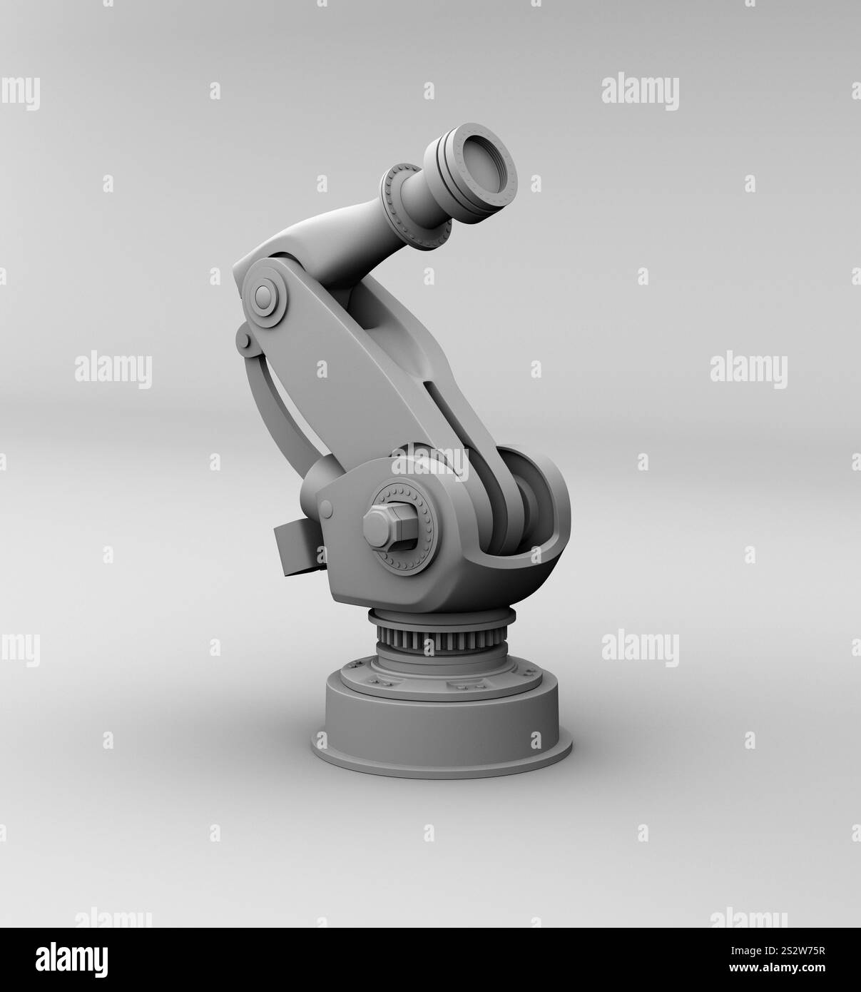 Image of a large industrial robot in Clay Shading Stock Photo - Alamy