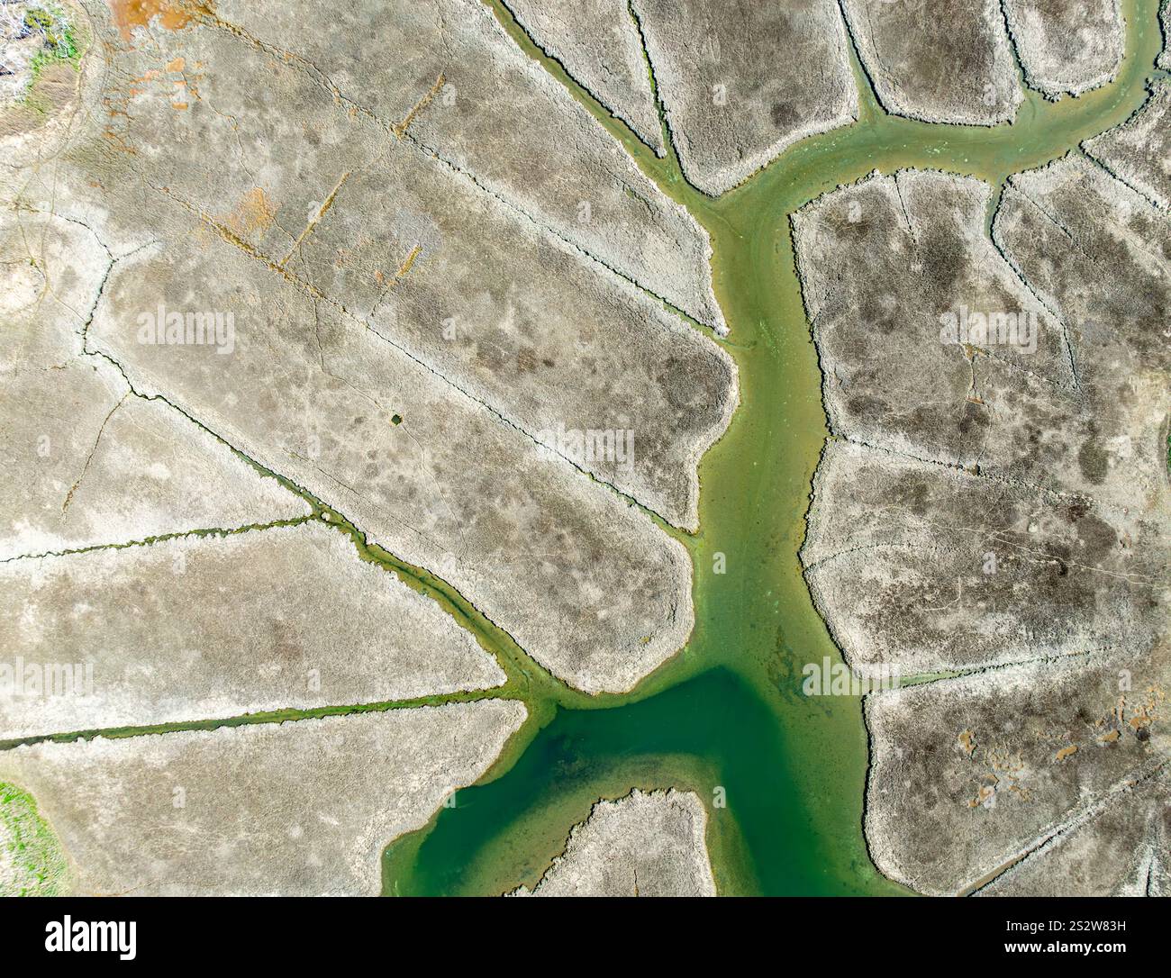 aerial view of wetlands in north sea Stock Photo - Alamy