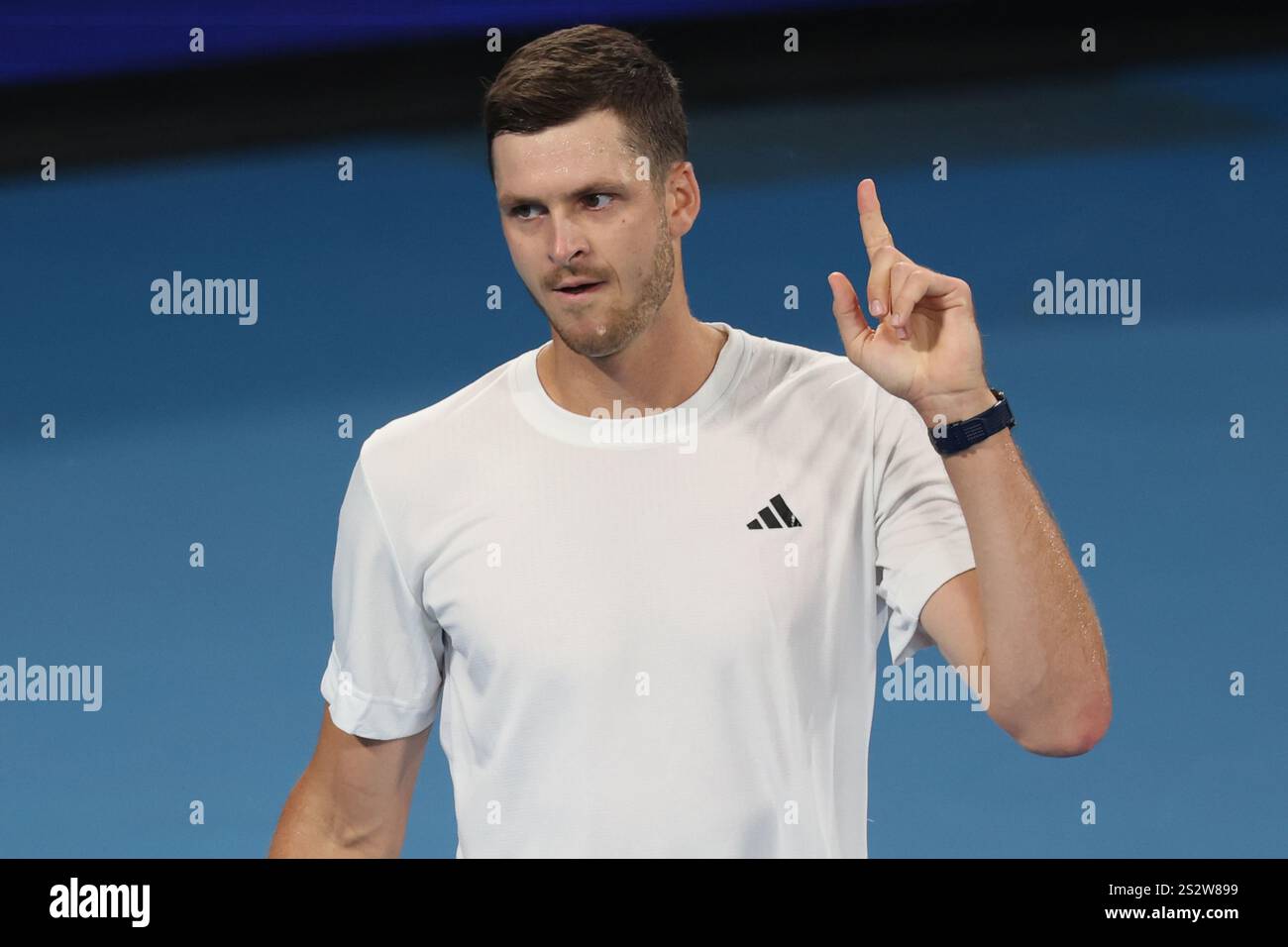 Sydney, Australia. 02nd Jan, 2025. Hubert Hurkacz of Team Poland ...