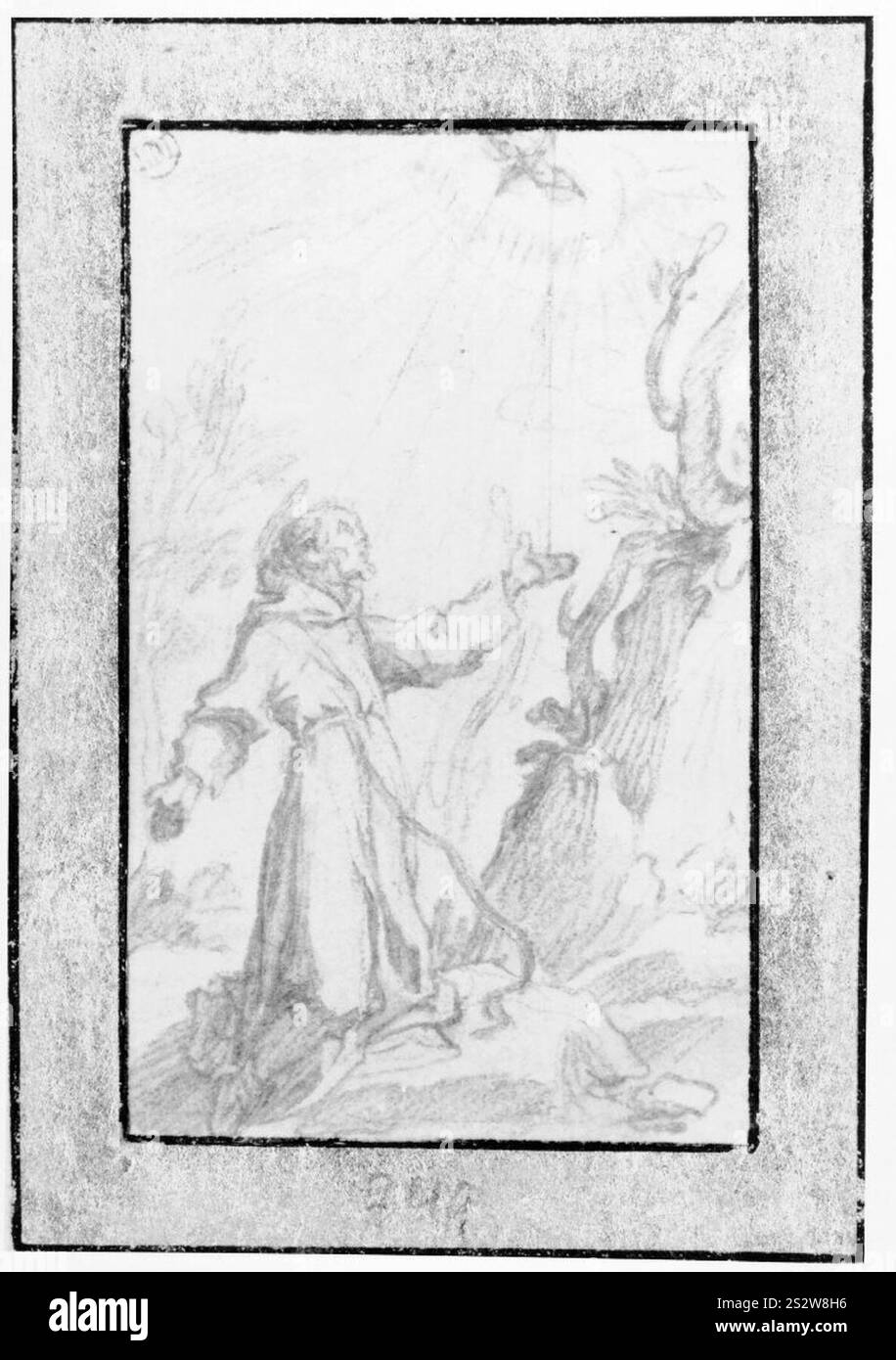Francesco Vanni - The stigmatisation of St. Francis Stock Photo - Alamy