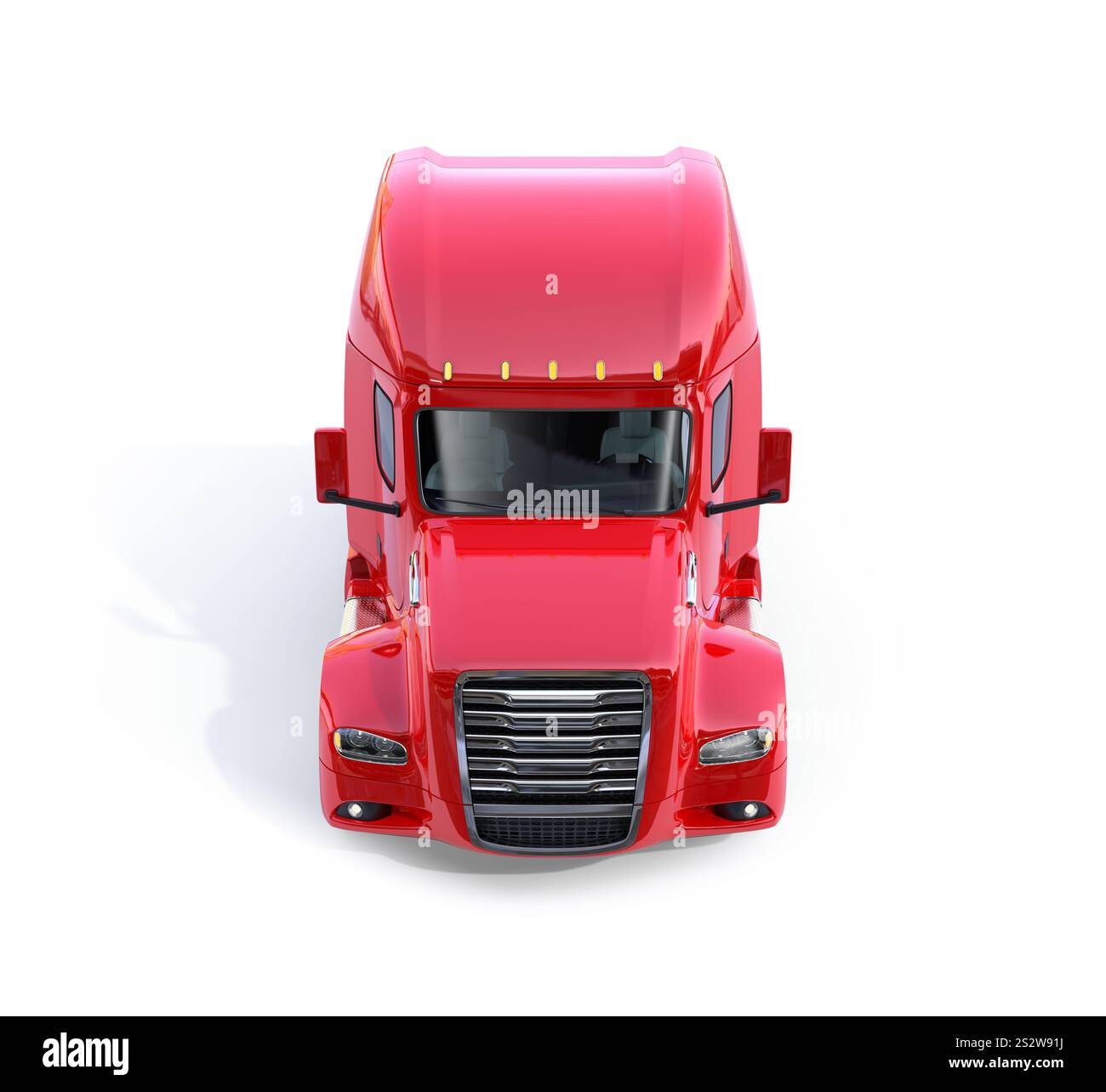 Image of North American specification fuel cell electric truck cabin in ...
