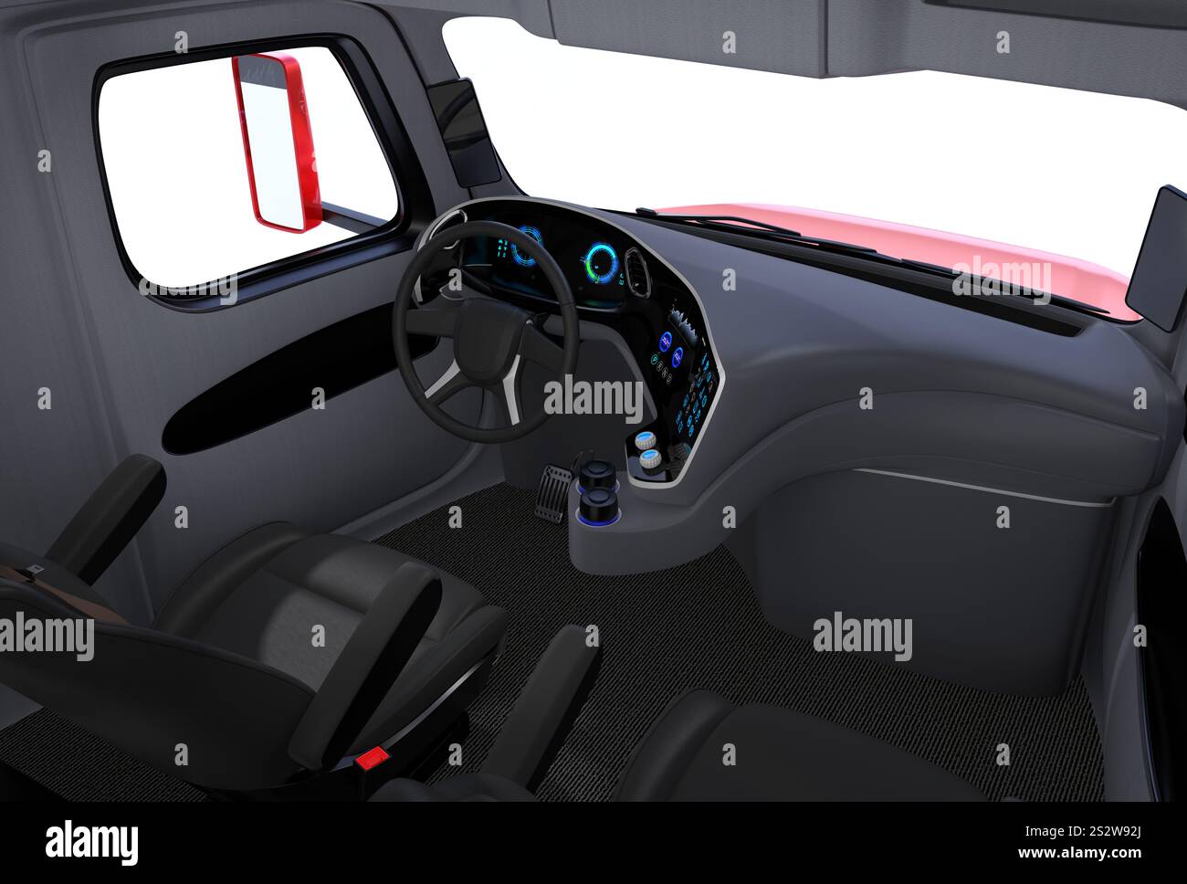 Semi truck dashboard hi-res stock photography and images - Alamy