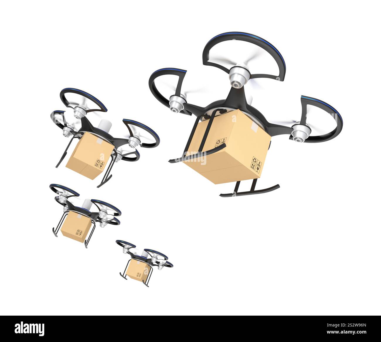 Vehicle convoy aerial hi-res stock photography and images - Alamy