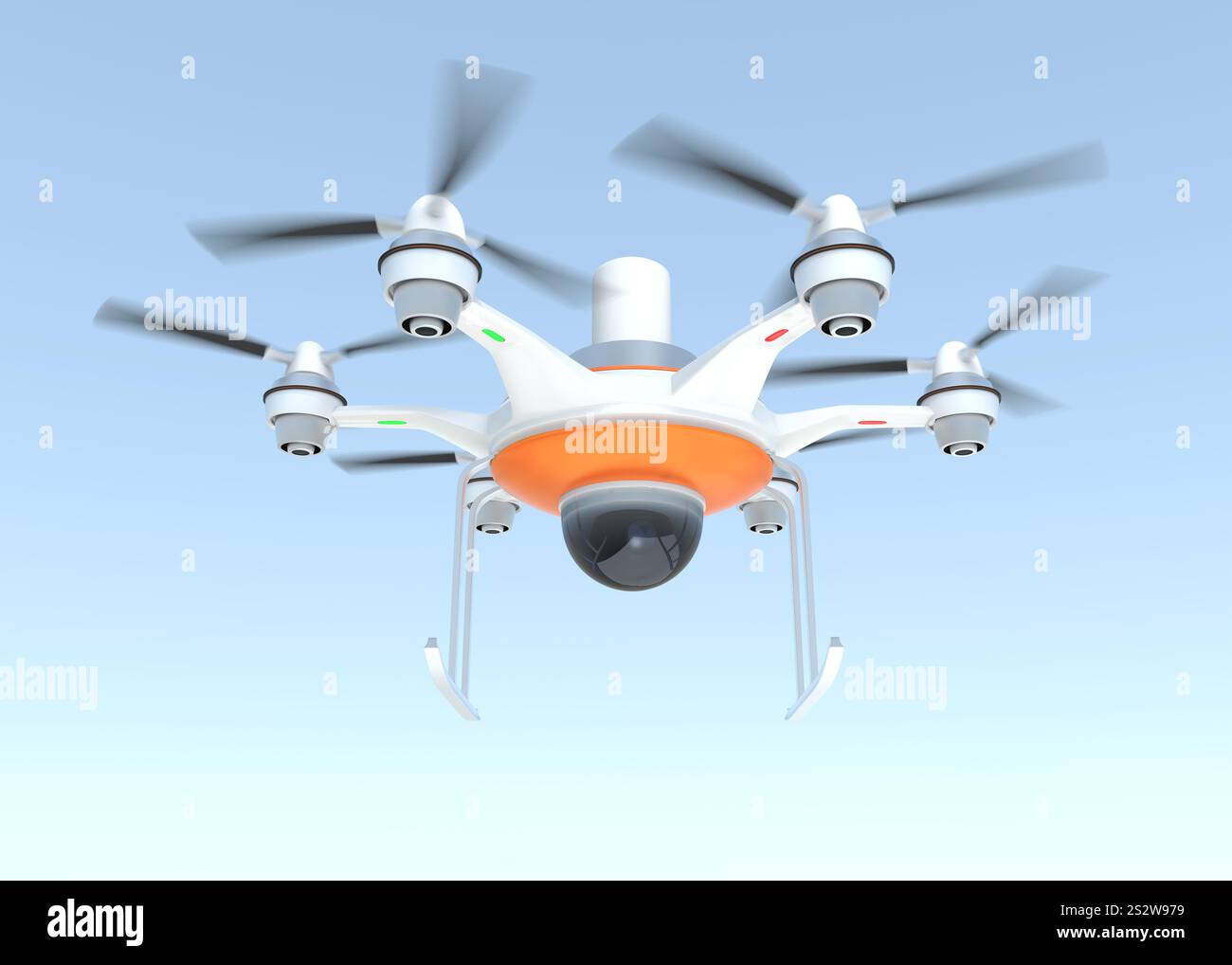 Drones equipped with surveillance cameras. New security system concepts Stock Photo - Alamy