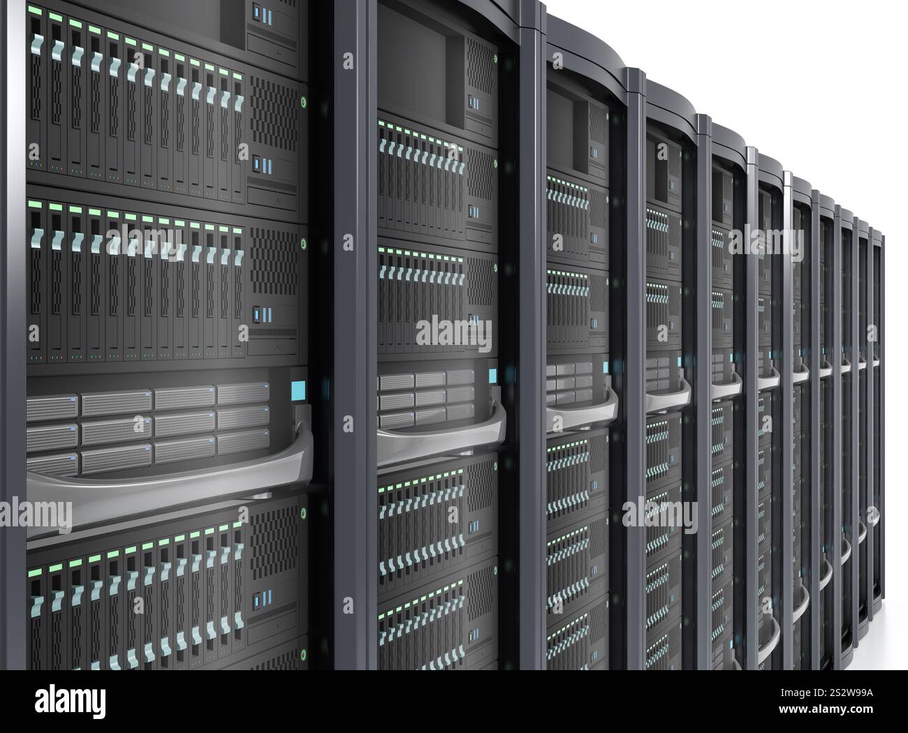 Blade server rack Stock Photo - Alamy