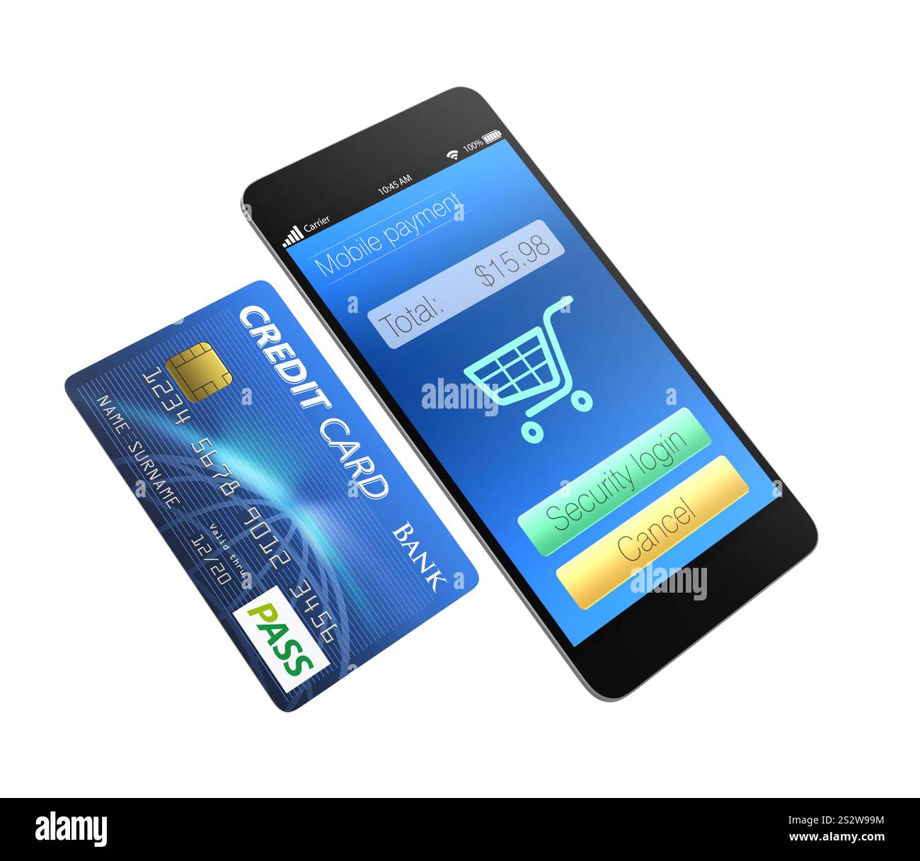 Security scan card Cut Out Stock Images & Pictures - Alamy