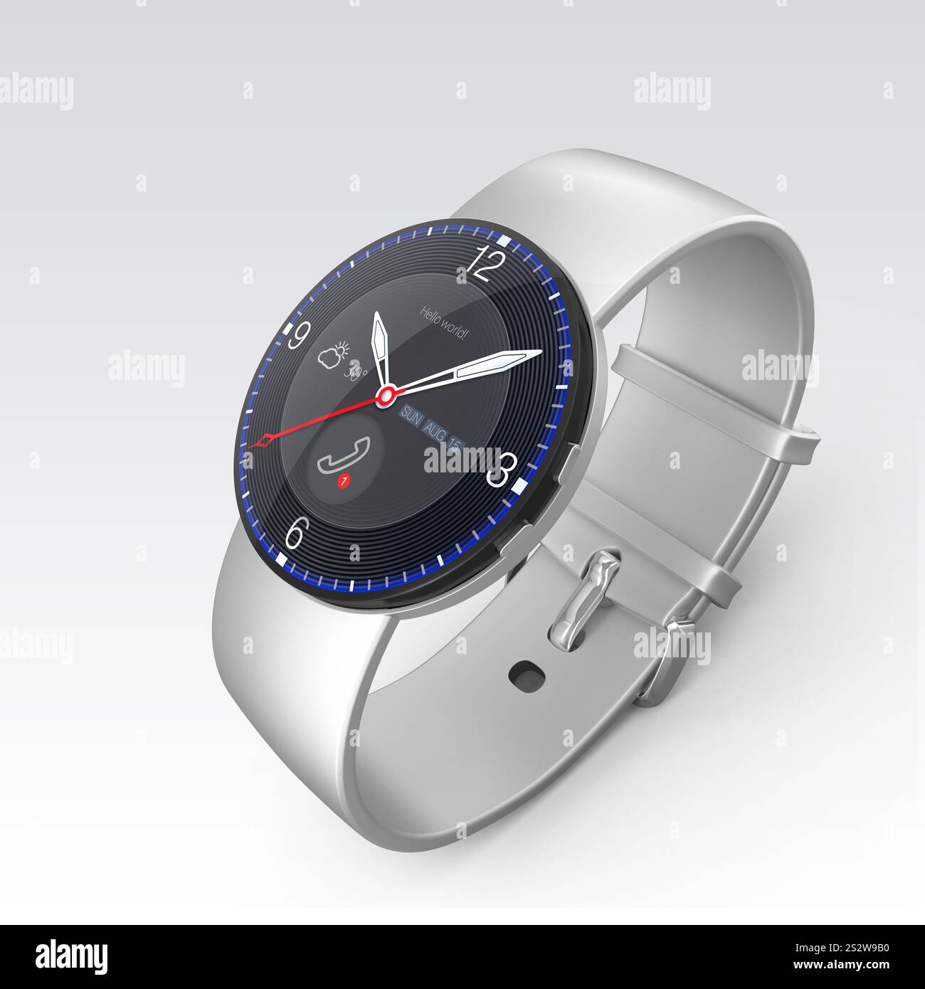Smartwatch with mechanical OLED display Stock Photo - Alamy