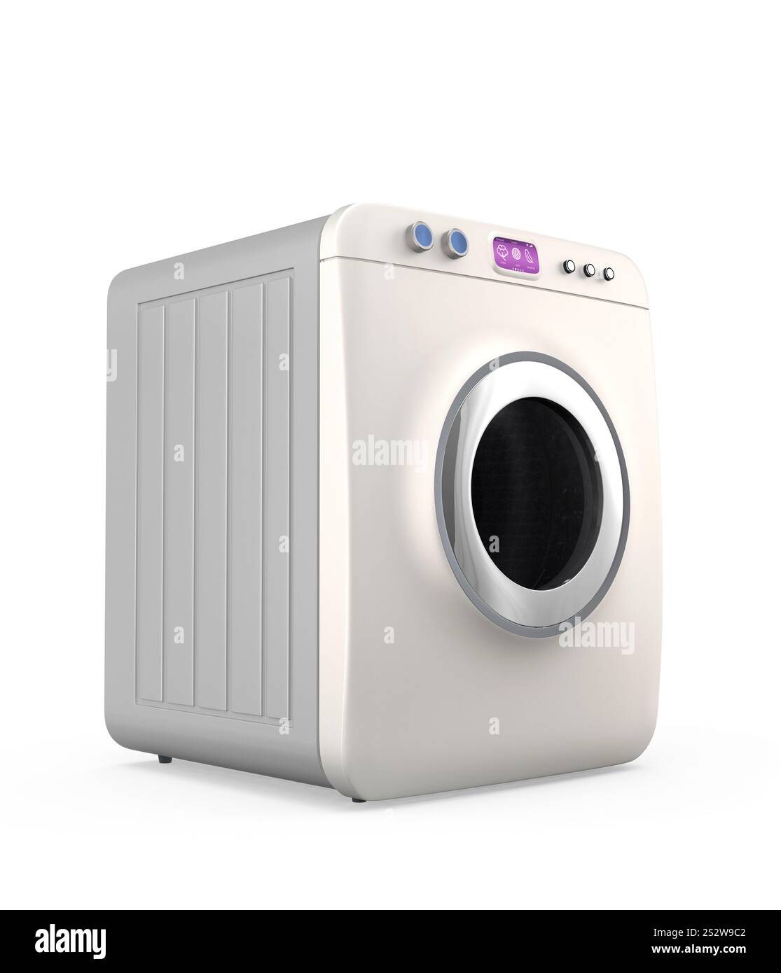 Smart washing machine with touch panel control Stock Photo - Alamy