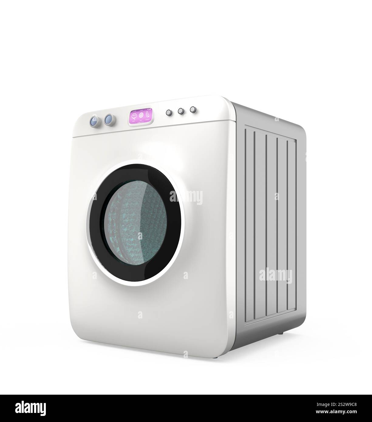 Smart washing machine with touch panel control Stock Photo - Alamy