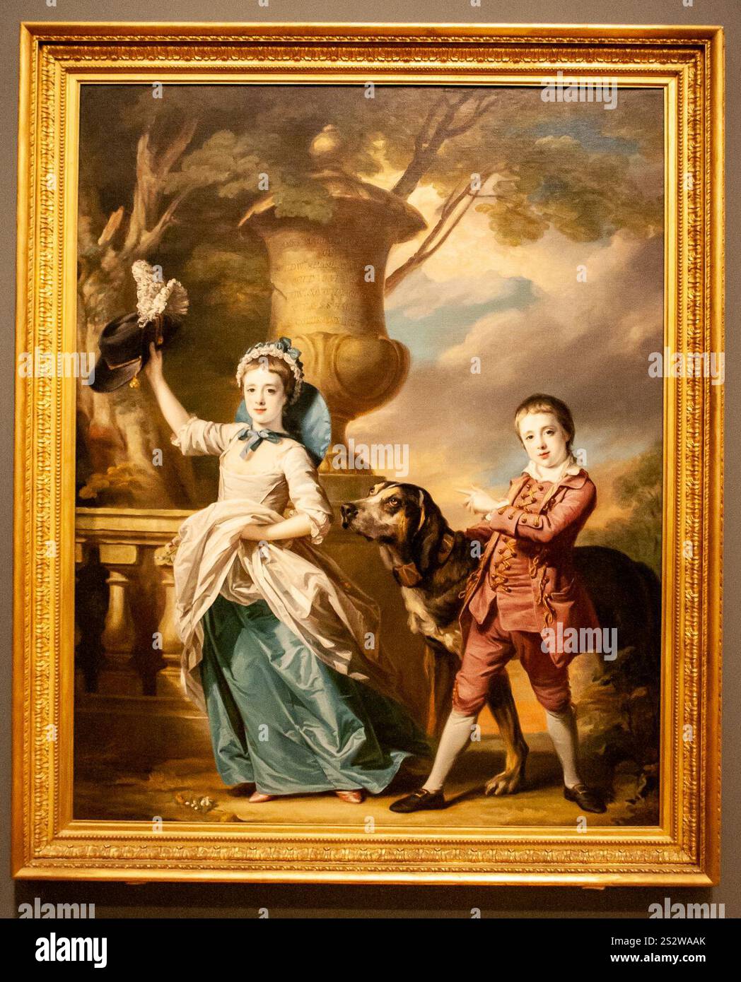 Francis Cotes - Anna Maria Astley, Aged Seven, and her Brother Edward ...