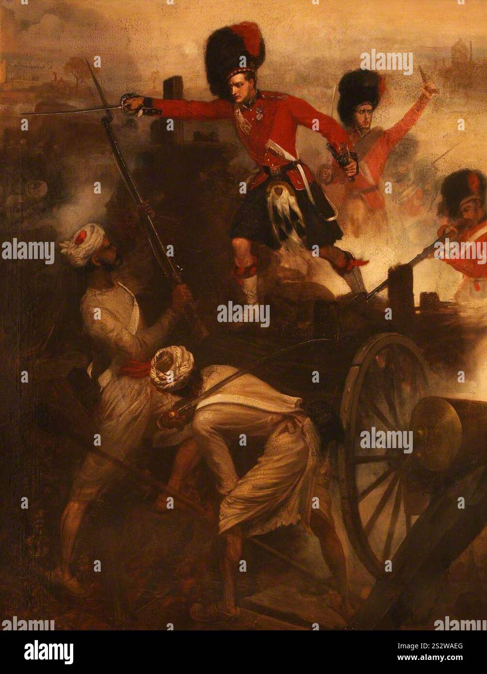Francis Farquharson winning his Victoria Cross at the Battle of Lucknow ...