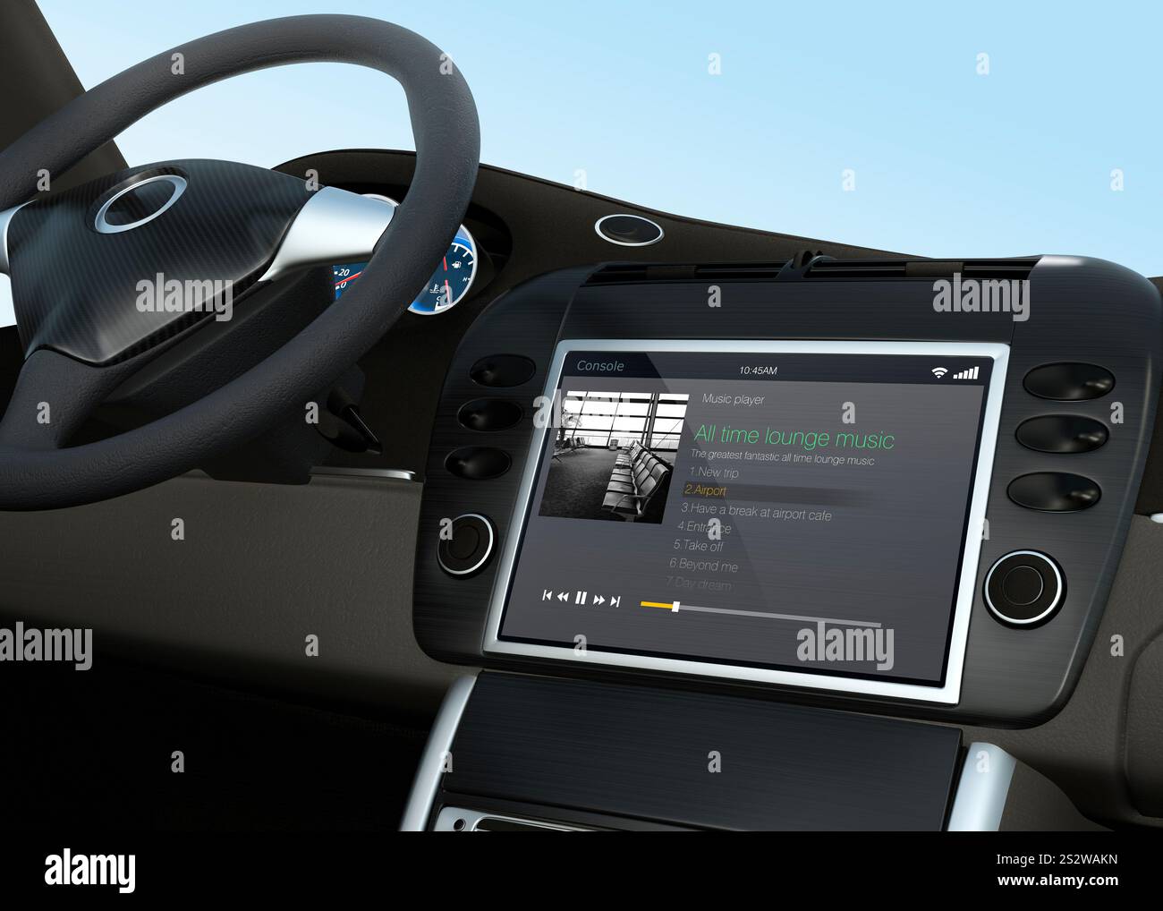 Car audio player system Stock Photo - Alamy