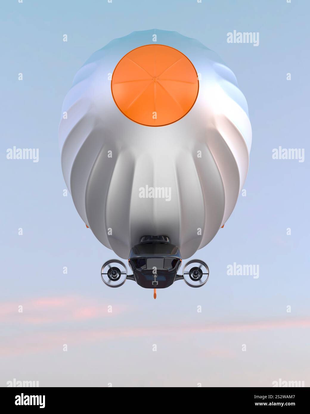 Airship from frontal angle Stock Photo - Alamy